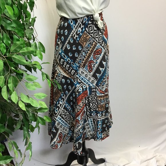 Phool | Skirts | Vintage Phool Long Boho Ethnic Print Skirt | Poshmark